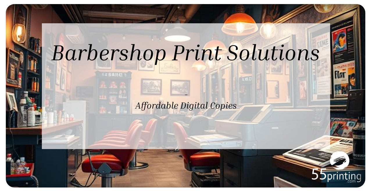 Barbershop Print Solutions - Affordable Digital Copies
