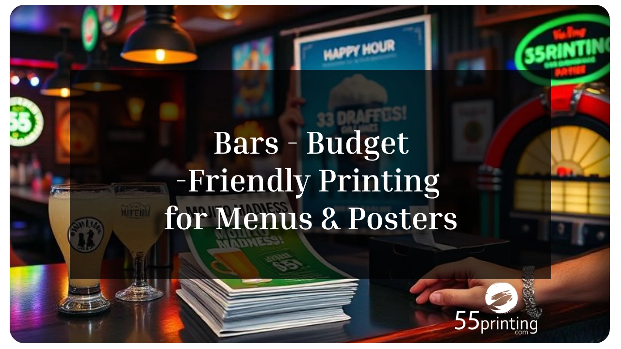 Bars - Budget-Friendly Printing for Menus & Posters