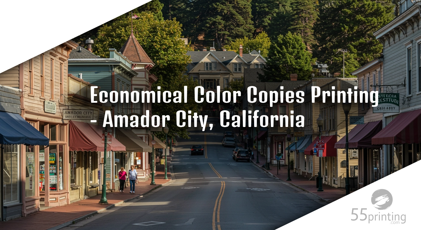 Economical Color Copies Printing - Amador City, California