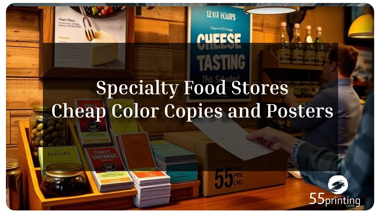 Specialty Food Stores - Cheap Color Copies and Posters