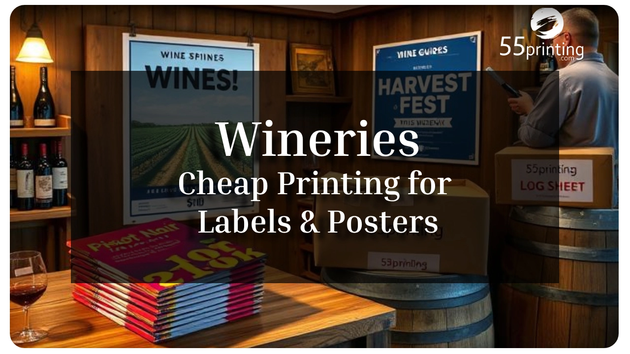 Wineries - Cheap Printing for Labels & Posters