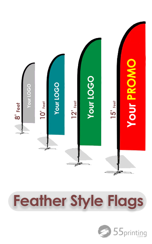 Budget Feather Flags Printing | FREE Design Setup, Fix & Proof