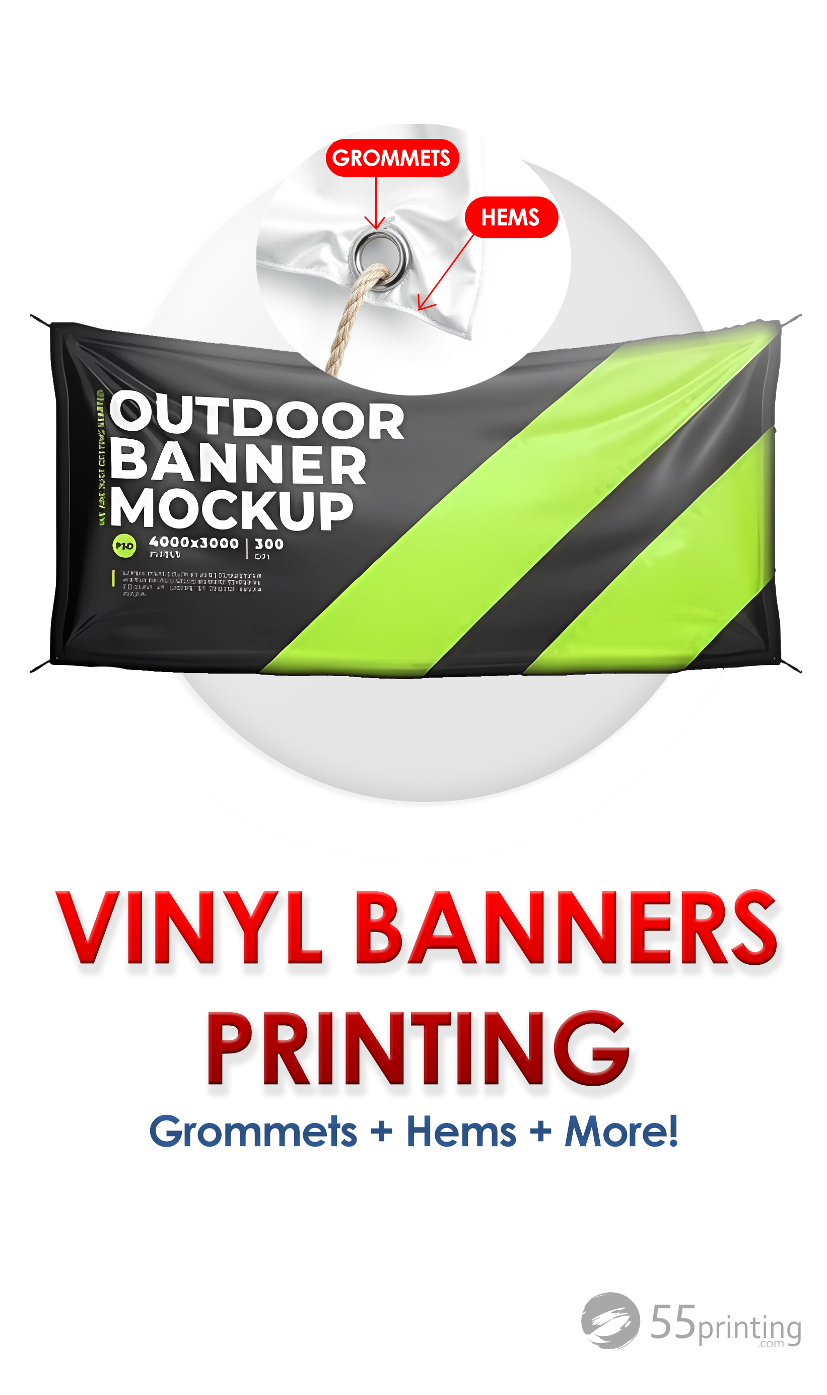 Mockup Banner Vinile Psd Glossy Vinyl Banner Mockup 22051 Mockups
