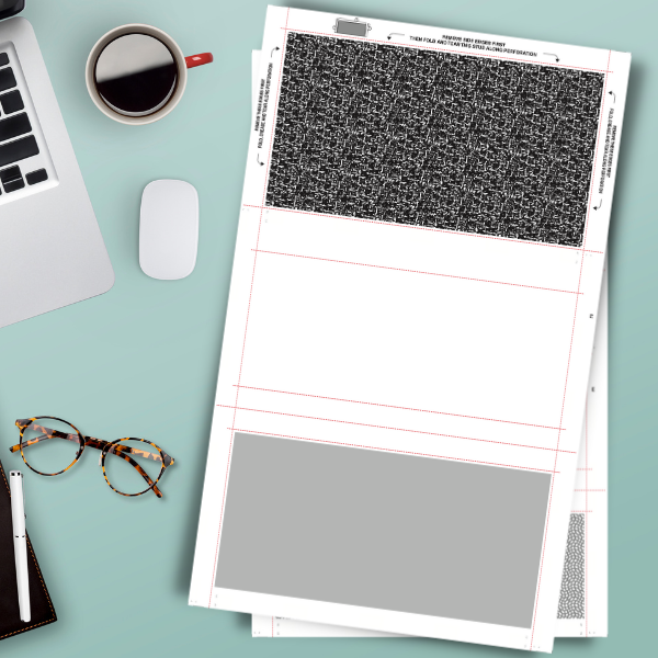 Blank 8.5 x 14 Multi-Purpose Pressure Seal Forms | Z-Fold & EZ-Fold ...