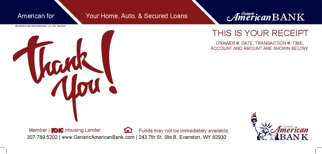 Explore Custom Teller Receipts Templates & Personalize Instantly