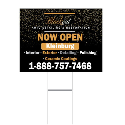 Design Tips for Eye-Catching Custom Lawn Signs