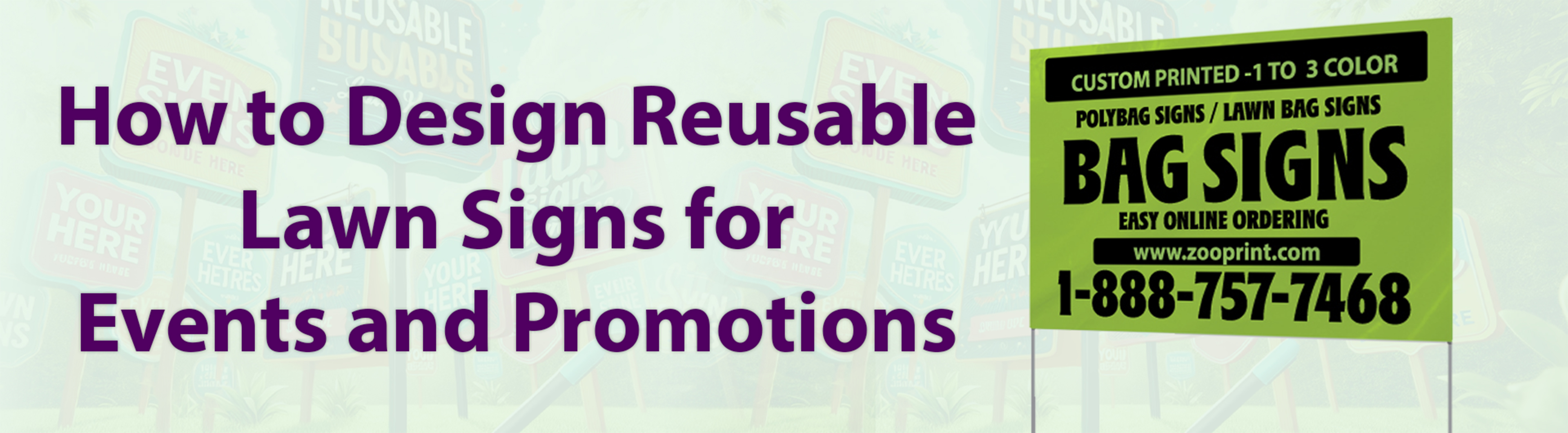 Reusable Lawn Signs: Smart Design Tips for Events & Promotions